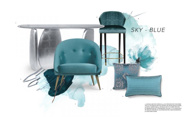 Interior Design Trends: Go Up in the Air with Sky Blue