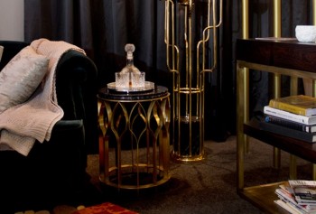 BRABBU’s New brass side table