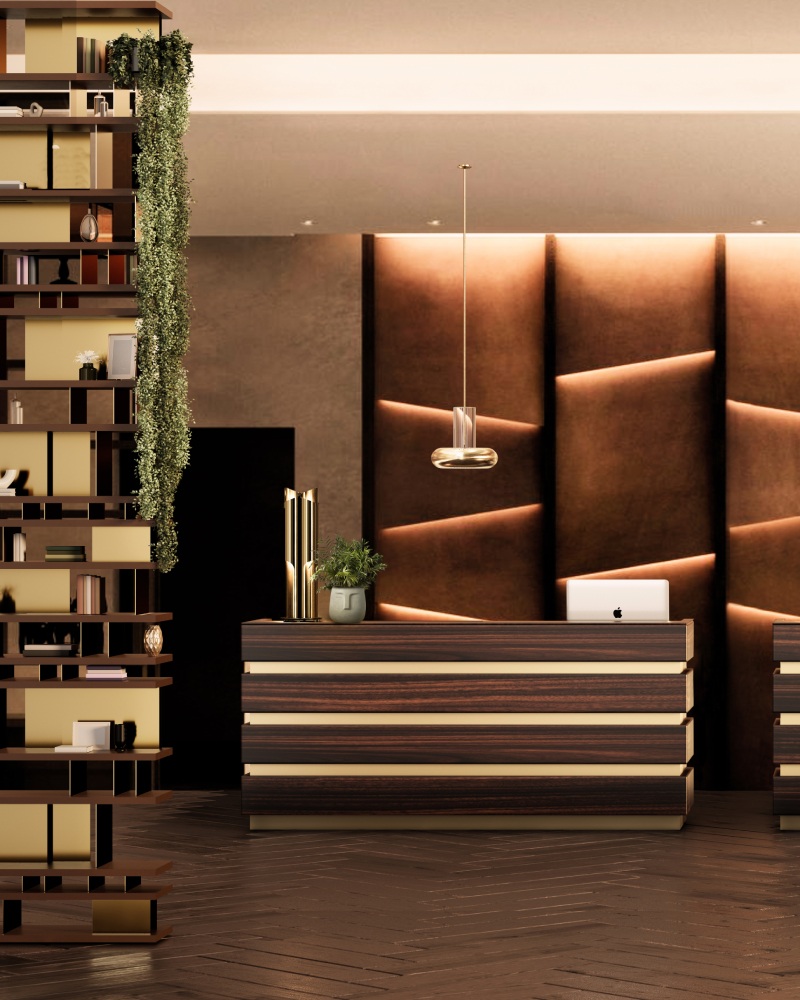 Contemporary Hotel Reception Area - Room by Room