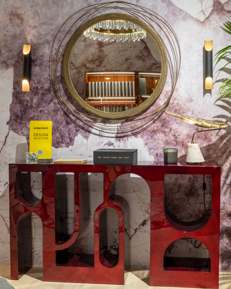 Contemporary Hallway with COLOSSEUM Console at Salone del Mobile - Room ...